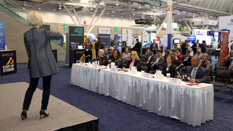 RIMS' Conference Exhibitors Face Off in Start-Up Stadium