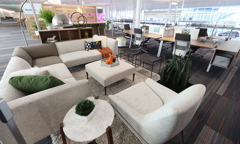 Steelcase Work Lounge: Giving Event Attendees Space