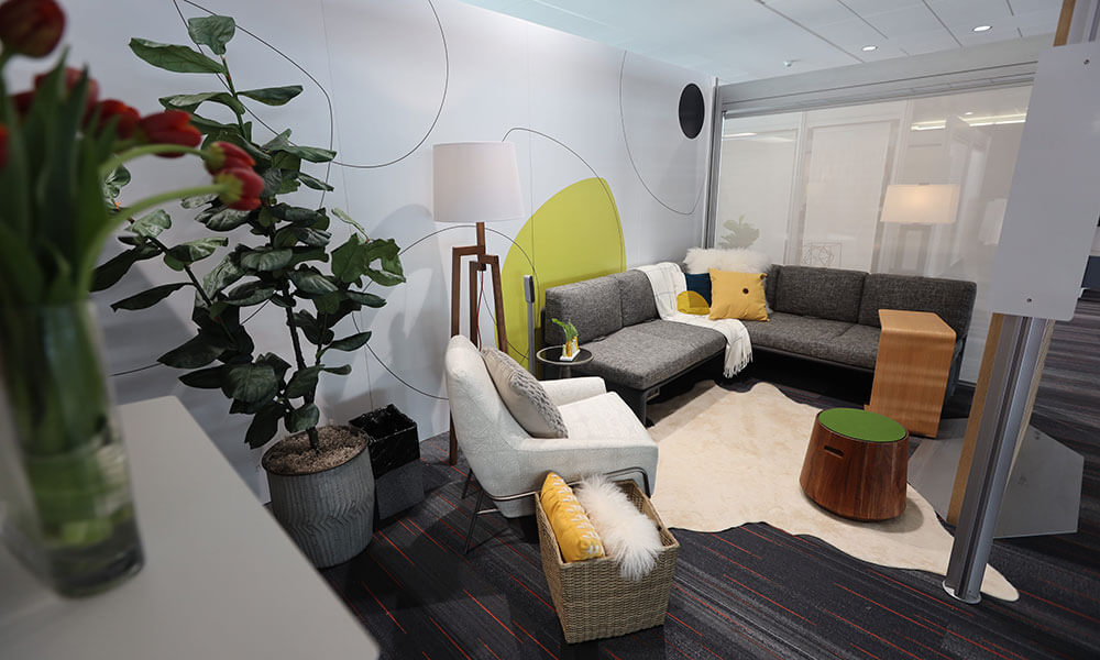 Steelcase Work Lounge: Giving Event Attendees Space