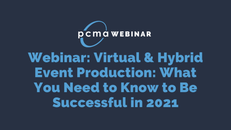 Webinar: Virtual & Hybrid Event Production: What You Need to Know to Be ...