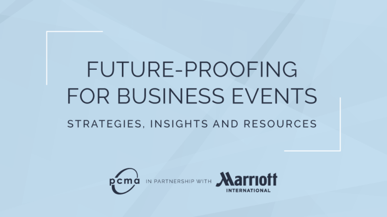 PCMA: Connecting, educating & inspiring business events strategists