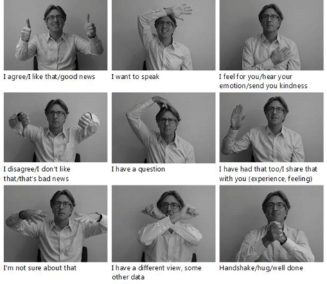 Meetings and Your Brain: Hand Gestures Improve Video Meeting Experience