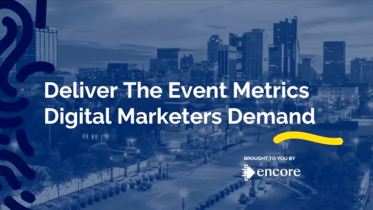 Deliver The Event Metrics Digital Marketers Demand | PCMA