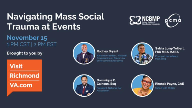 Webinar: Navigating Mass Social Trauma at Events | PCMA