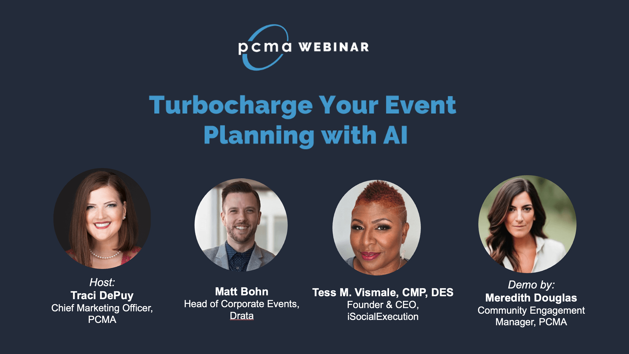 Webinar: Turbocharge Your Event Planning with AI – May 16, 2024 | PCMA